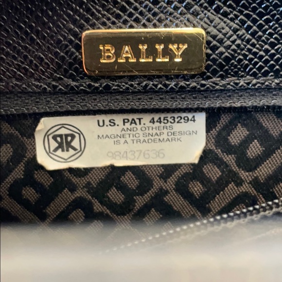 Bally | Bags | New Vintage Bally Leather Gold And Black Union Stamped Handbag | Poshmark